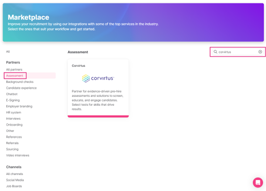 Support | Teamtailor + Corvirtus